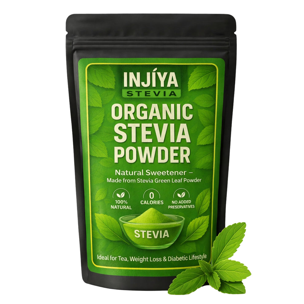 Organic Stevia Powder - 100% Green Leaf Natural Sweetener | INJIYA ...